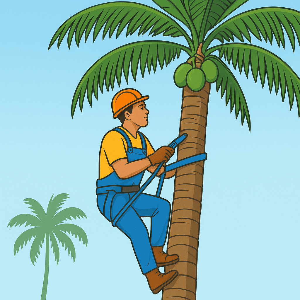 Tree Climbers – Coconut & Areca Nut Tree Climbing Machines | Vikas Agro ...